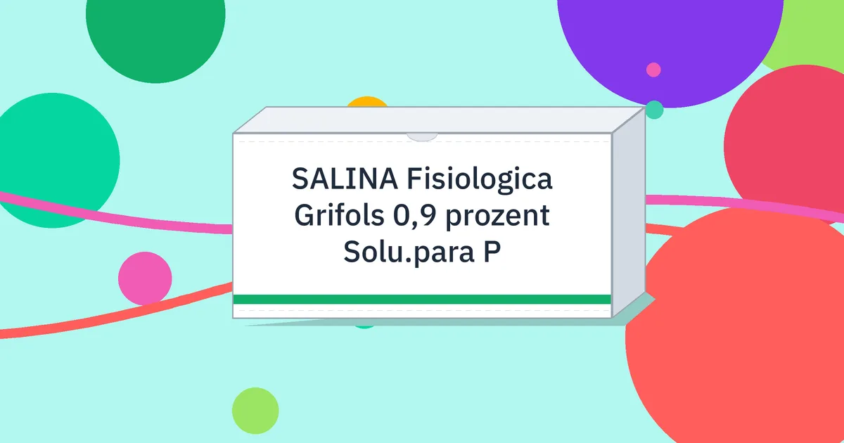 Symbolbild: Packung mit der Aufschrift SALINA Fisiologica Grifols 0,9 prozent Solu.para P (PZN 19722687) – Verfügbarkeit und Bezug in Apotheken in Frankfurt am Main