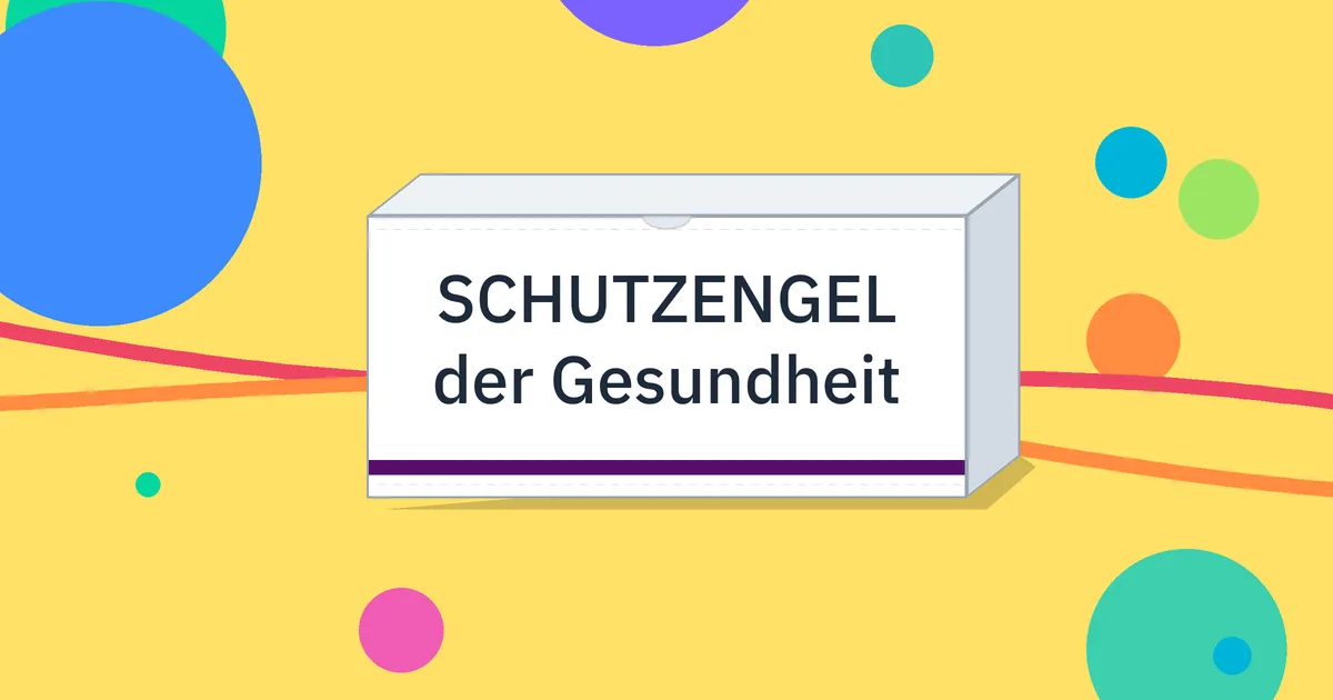Symbolbild: Packung mit der Aufschrift SCHUTZENGEL der Gesundheit (PZN 14254603) – Verfügbarkeit und Bezug in Apotheken in Frankfurt am Main