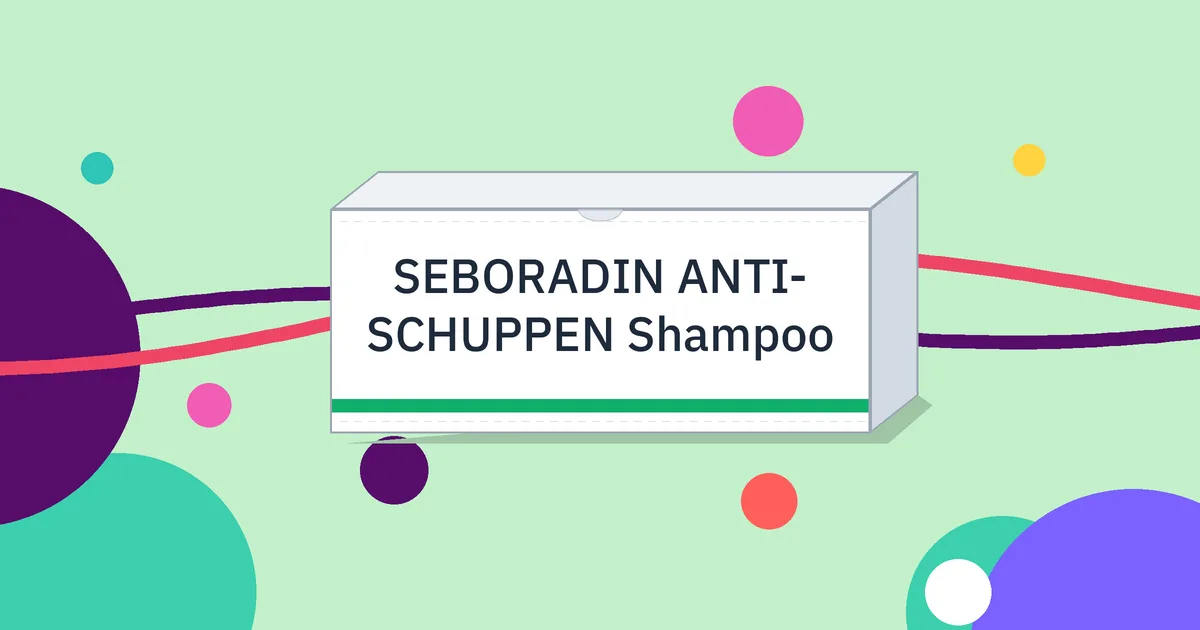 Symbolbild: Packung mit der Aufschrift SEBORADIN ANTI-SCHUPPEN Shampoo (PZN 18402615) – Verfügbarkeit und Bezug in Apotheken in Frankfurt am Main