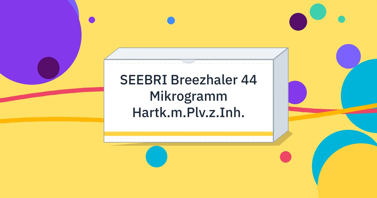 Symbolbild: Packung mit der Aufschrift SEEBRI Breezhaler 44 Mikrogramm Hartk.m.Plv.z.Inh. (PZN 10167445) – Verfügbarkeit und Bezug in Apotheken in Frankfurt am Main