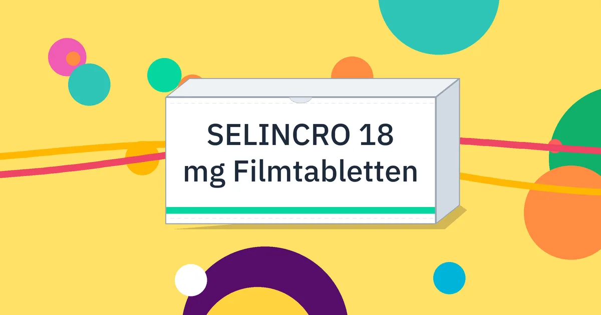 Symbolbild: Packung mit der Aufschrift SELINCRO 18 mg Filmtabletten (PZN 11027901) – Verfügbarkeit und Bezug in Apotheken in Frankfurt am Main