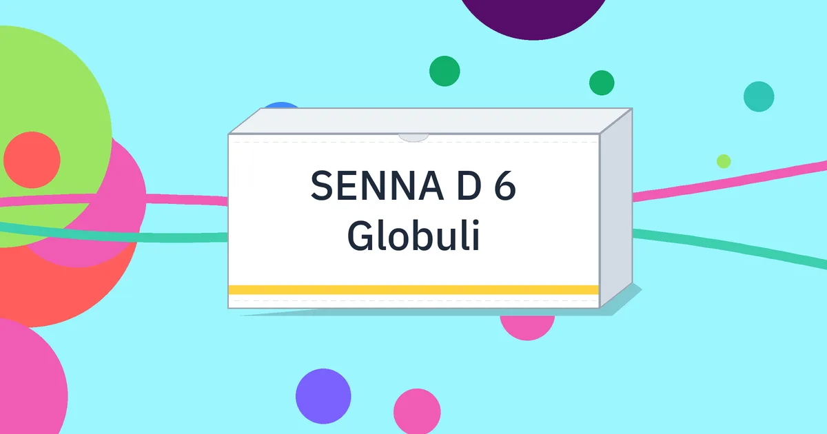 Symbolbild: Packung mit der Aufschrift SENNA D 6 Globuli (PZN 16694938) – Verfügbarkeit und Bezug in Apotheken in Frankfurt am Main