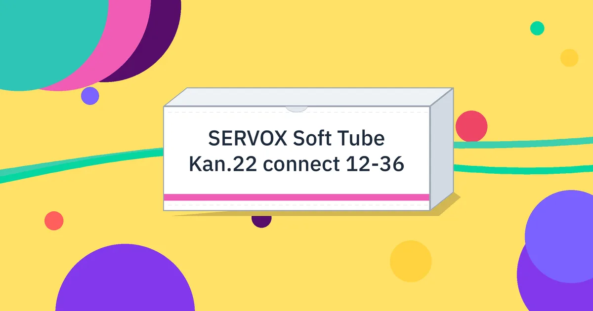 Symbolbild: Packung mit der Aufschrift SERVOX Soft Tube Kan.22 connect 12-36 (PZN 09253429) – Verfügbarkeit und Bezug in Apotheken in Frankfurt am Main