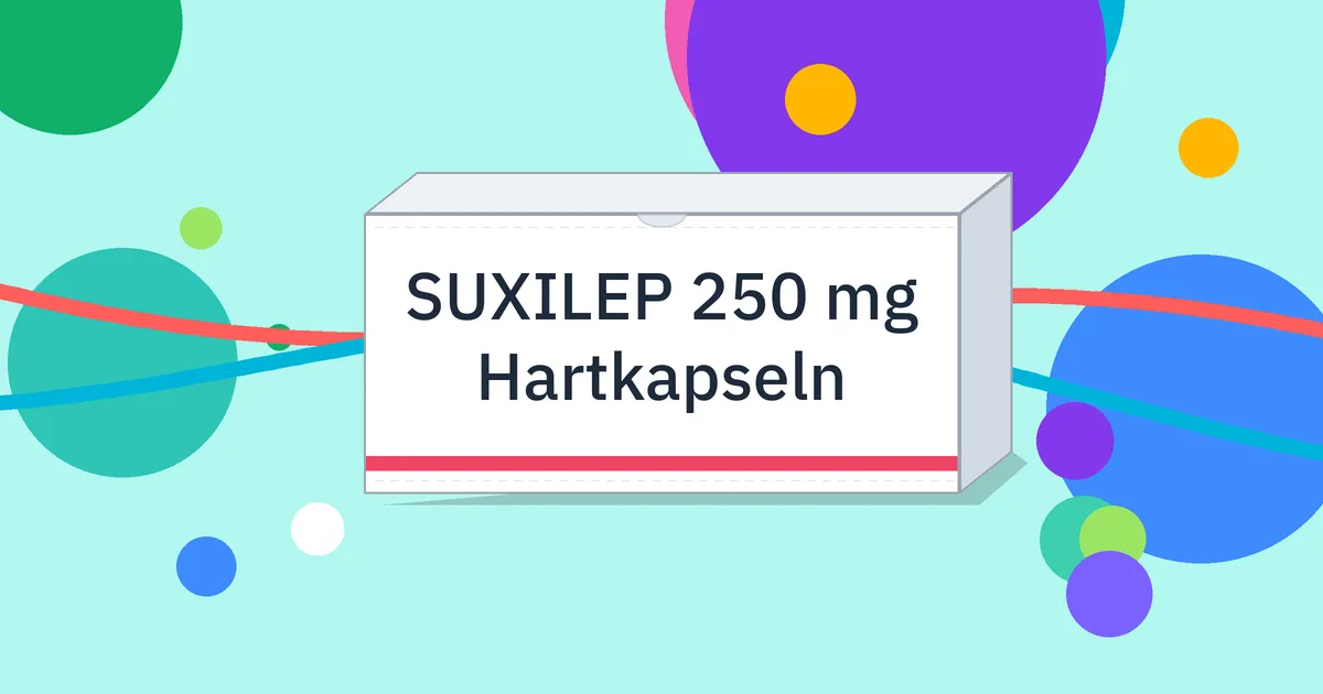 Symbolbild: Packung mit der Aufschrift SUXILEP 250 mg Hartkapseln (PZN 06883733) – Verfügbarkeit und Bezug in Apotheken in Frankfurt am Main