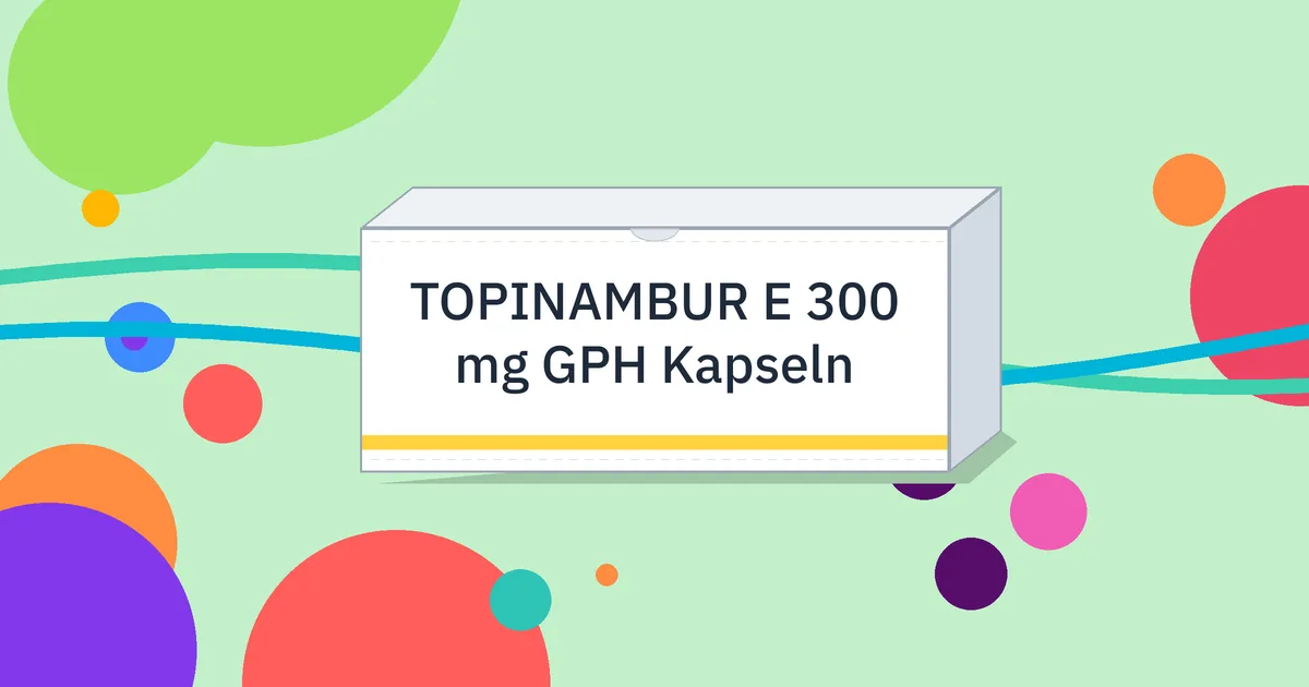Symbolbild: Packung mit der Aufschrift TOPINAMBUR E 300 mg GPH Kapseln (PZN 01642574) – Verfügbarkeit und Bezug in Apotheken in Frankfurt am Main