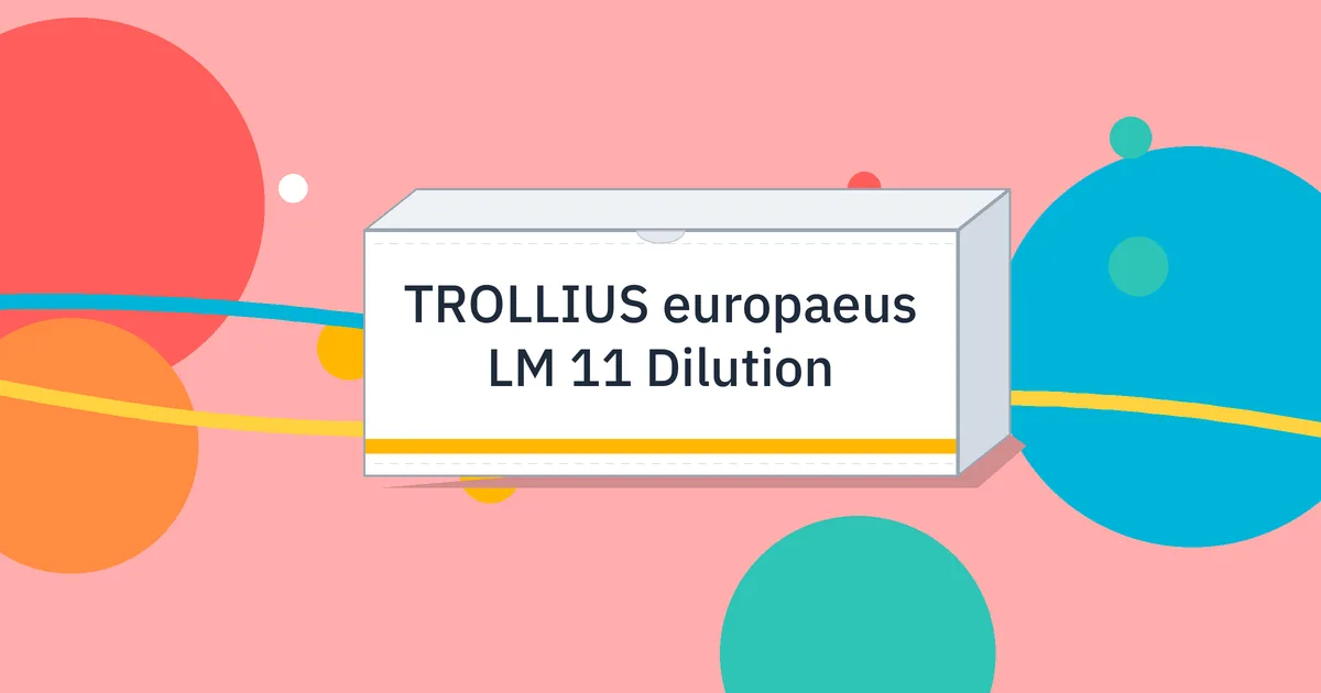 Symbolbild: Packung mit der Aufschrift TROLLIUS europaeus LM 11 Dilution (PZN 13252513) – Verfügbarkeit und Bezug in Apotheken in Frankfurt am Main