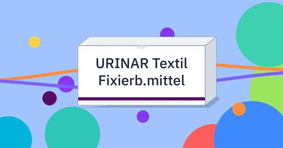 Symbolbild: Packung mit der Aufschrift URINAR Textil Fixierb.mittel (PZN 03350628) – Verfügbarkeit und Bezug in Apotheken in Frankfurt am Main