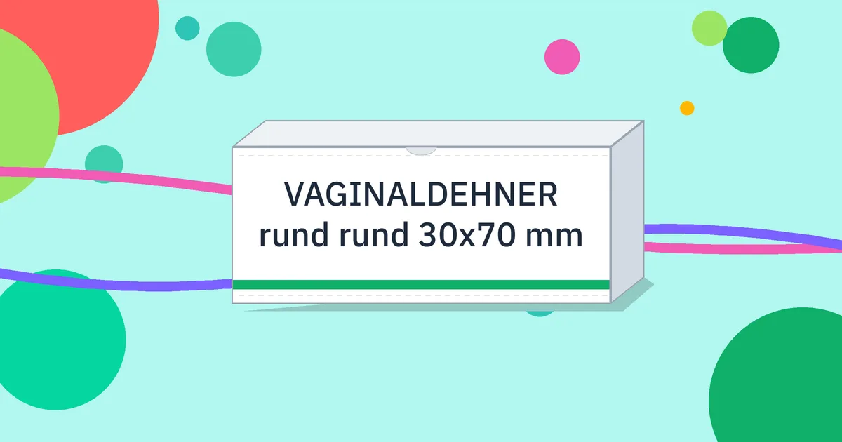 Symbolbild: Packung mit der Aufschrift VAGINALDEHNER rund rund 30x70 mm (PZN 04615715) – Verfügbarkeit und Bezug in Apotheken in Frankfurt am Main
