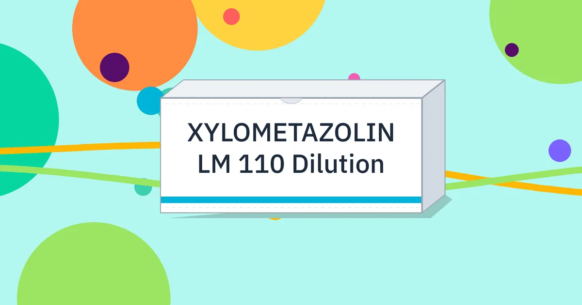 Symbolbild: Packung mit der Aufschrift XYLOMETAZOLIN LM 110 Dilution (PZN 13283844) – Verfügbarkeit und Bezug in Apotheken in Frankfurt am Main