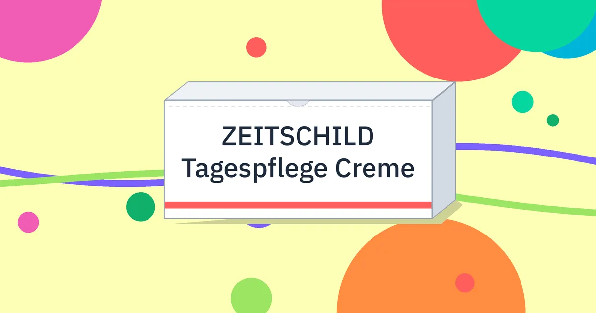 Symbolbild: Packung mit der Aufschrift ZEITSCHILD Tagespflege Creme (PZN 20864346) – Verfügbarkeit und Bezug in Apotheken in Frankfurt am Main