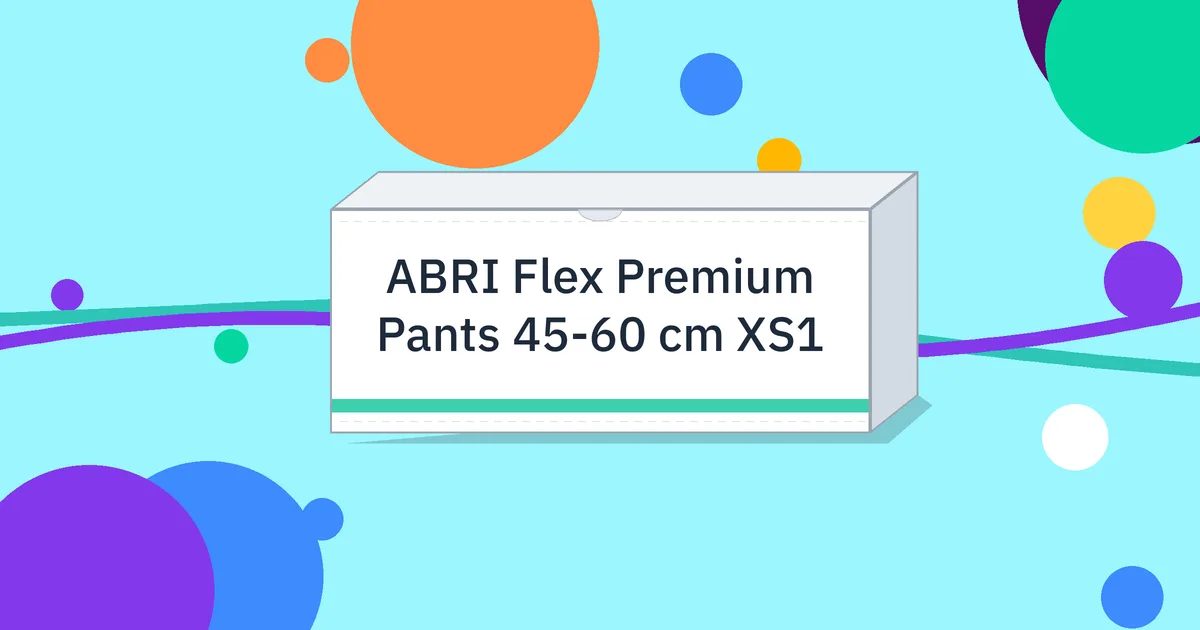 Symbolbild: Packung mit der Aufschrift ABRI Flex Premium Pants 45-60 cm XS1 (PZN 12583745) – Verfügbarkeit und Bezug in Apotheken in Frankfurt am Main
