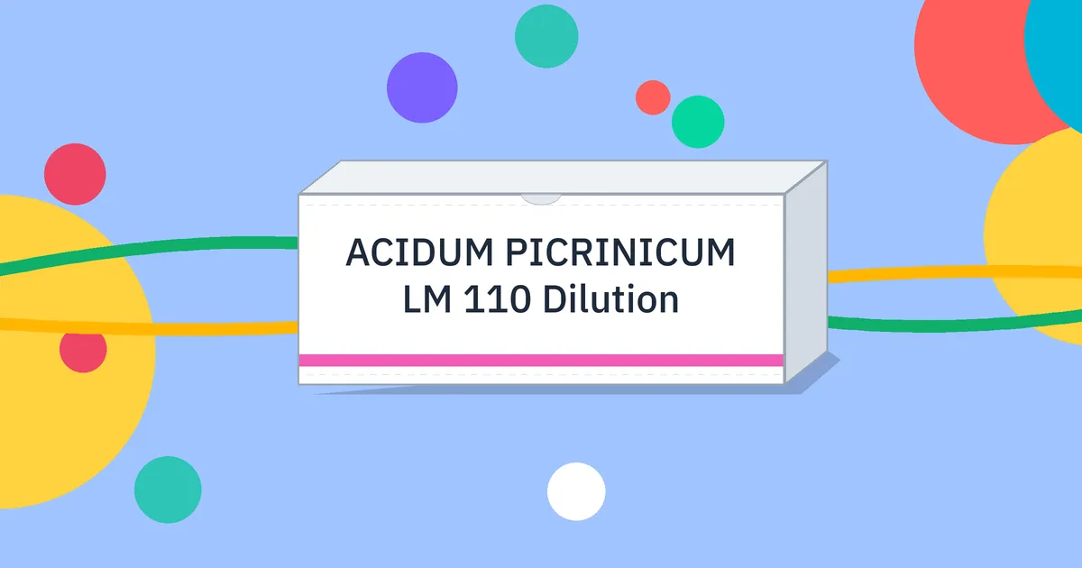 Symbolbild: Packung mit der Aufschrift ACIDUM PICRINICUM LM 110 Dilution (PZN 12753880) – Verfügbarkeit und Bezug in Apotheken in Frankfurt am Main