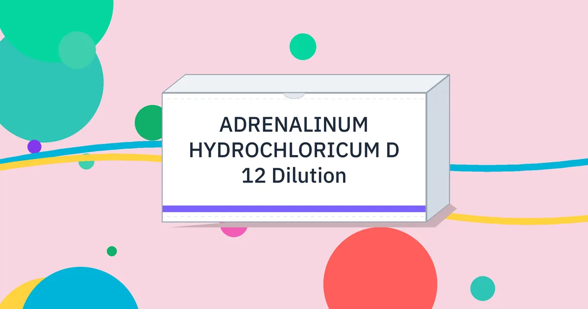 Symbolbild: Packung mit der Aufschrift ADRENALINUM HYDROCHLORICUM D 12 Dilution (PZN 02806204) – Verfügbarkeit und Bezug in Apotheken in Frankfurt am Main