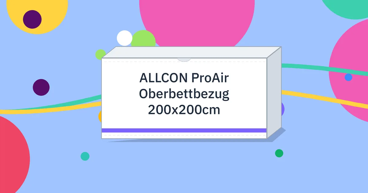 Symbolbild: Packung mit der Aufschrift ALLCON ProAir Oberbettbezug 200x200cm (PZN 02065021) – Verfügbarkeit und Bezug in Apotheken in Frankfurt am Main
