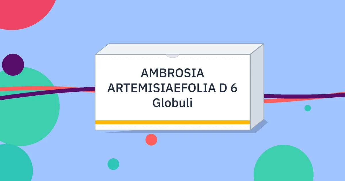 Symbolbild: Packung mit der Aufschrift AMBROSIA ARTEMISIAEFOLIA D 6 Globuli (PZN 16688760) – Verfügbarkeit und Bezug in Apotheken in Frankfurt am Main