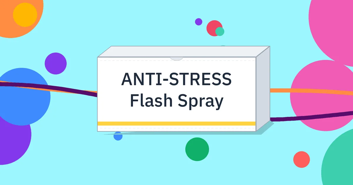 Symbolbild: Packung mit der Aufschrift ANTI-STRESS Flash Spray (PZN 19058031) – Verfügbarkeit und Bezug in Apotheken in Frankfurt am Main