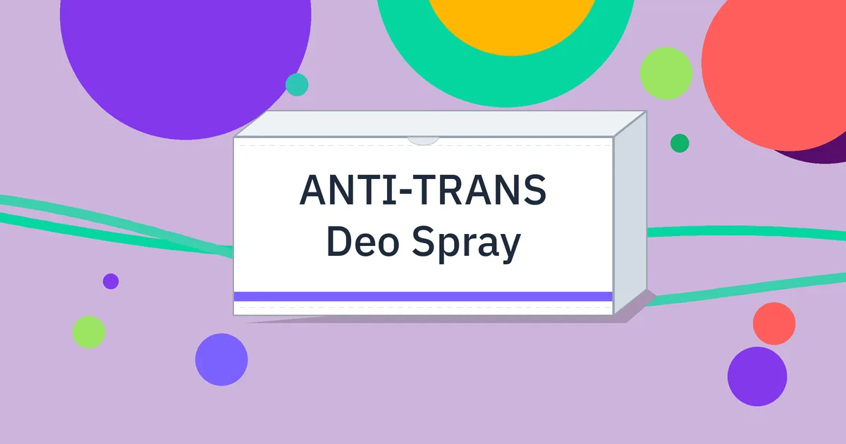 Symbolbild: Packung mit der Aufschrift ANTI-TRANS Deo Spray (PZN 11861946) – Verfügbarkeit und Bezug in Apotheken in Frankfurt am Main