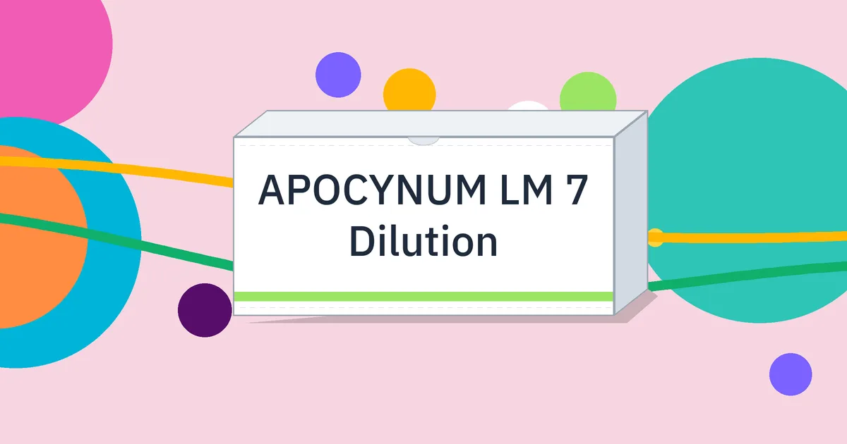 Symbolbild: Packung mit der Aufschrift APOCYNUM LM 7 Dilution (PZN 13379142) – Verfügbarkeit und Bezug in Apotheken in Frankfurt am Main