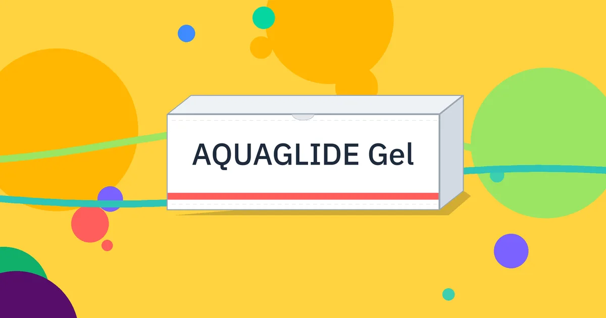 Symbolbild: Packung mit der Aufschrift AQUAGLIDE Gel (PZN 05456727) – Verfügbarkeit und Bezug in Apotheken in Frankfurt am Main
