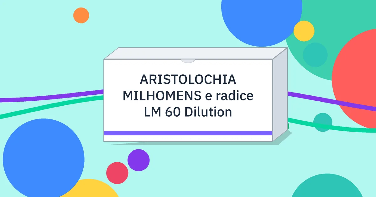 Symbolbild: Packung mit der Aufschrift ARISTOLOCHIA MILHOMENS e radice LM 60 Dilution (PZN 13392852) – Verfügbarkeit und Bezug in Apotheken in Frankfurt am Main