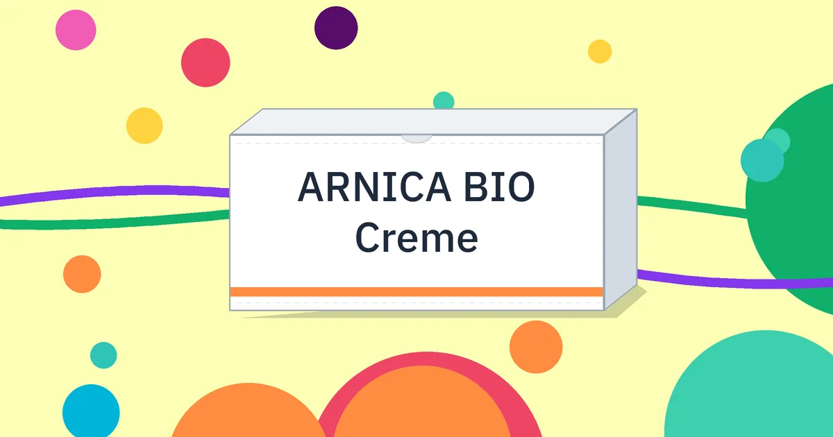 Symbolbild: Packung mit der Aufschrift ARNICA BIO Creme (PZN 12537515) – Verfügbarkeit und Bezug in Apotheken in Frankfurt am Main
