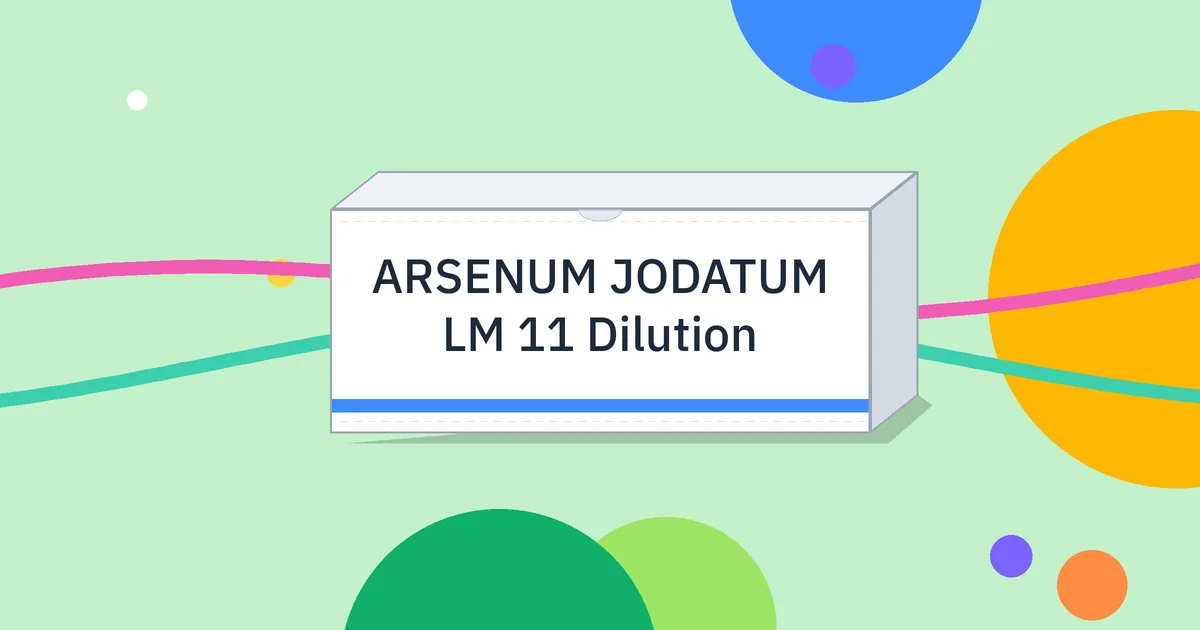 Symbolbild: Packung mit der Aufschrift ARSENUM JODATUM LM 11 Dilution (PZN 12778880) – Verfügbarkeit und Bezug in Apotheken in Frankfurt am Main
