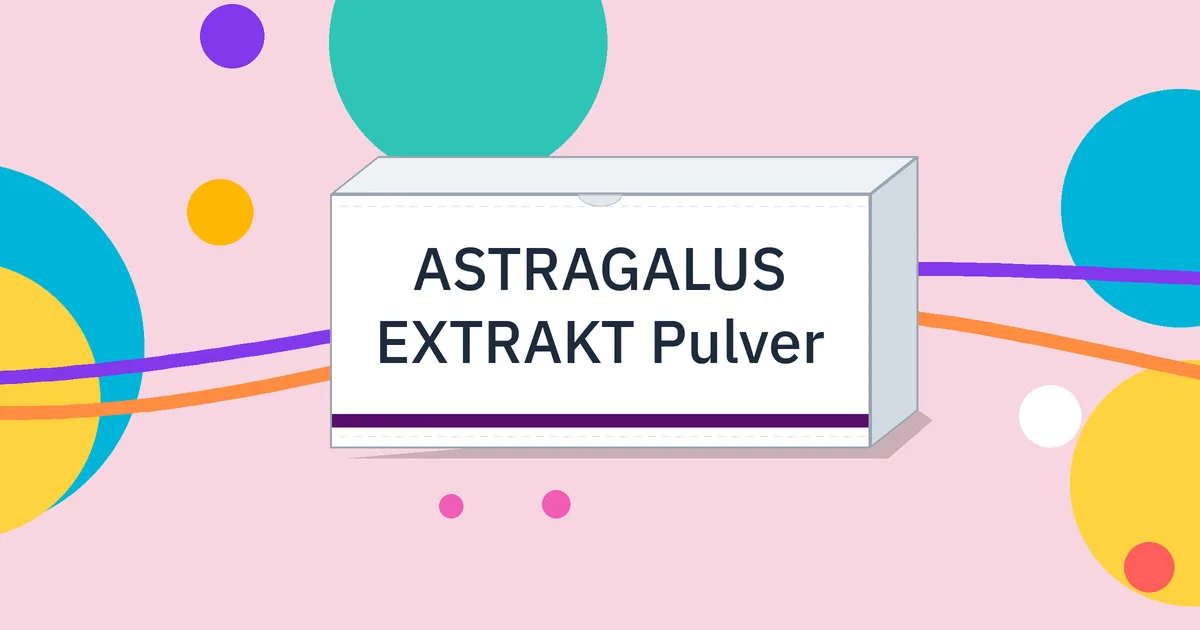 Symbolbild: Packung mit der Aufschrift ASTRAGALUS EXTRAKT Pulver (PZN 16837272) – Verfügbarkeit und Bezug in Apotheken in Frankfurt am Main