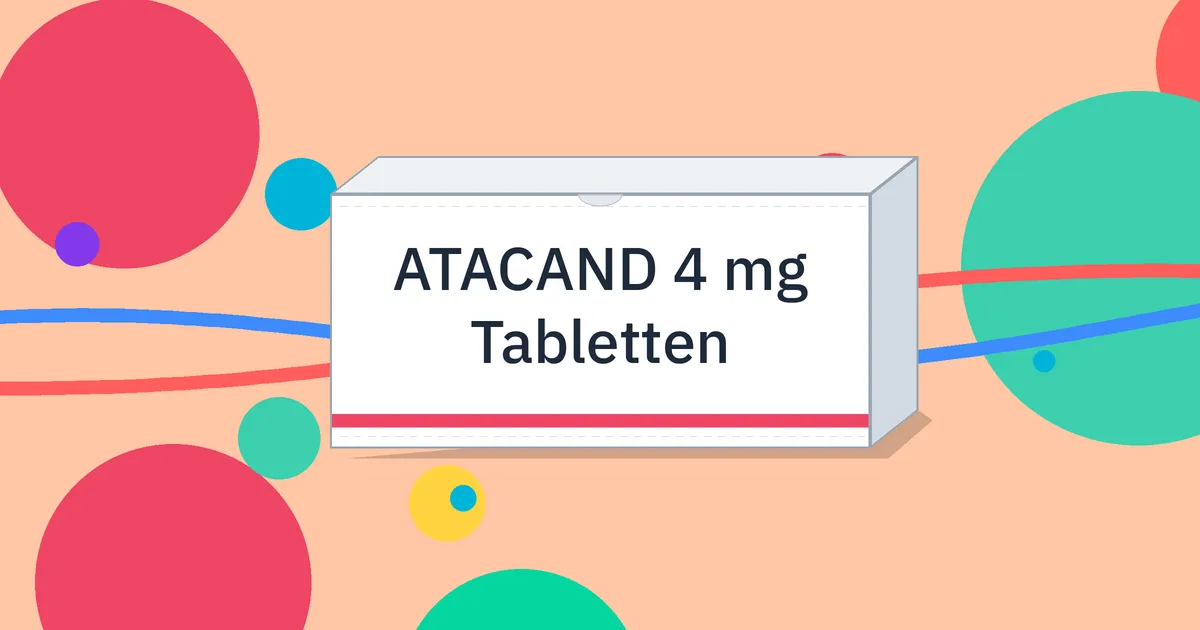 Symbolbild: Packung mit der Aufschrift ATACAND 4 mg Tabletten (PZN 01413661) – Verfügbarkeit und Bezug in Apotheken in Frankfurt am Main