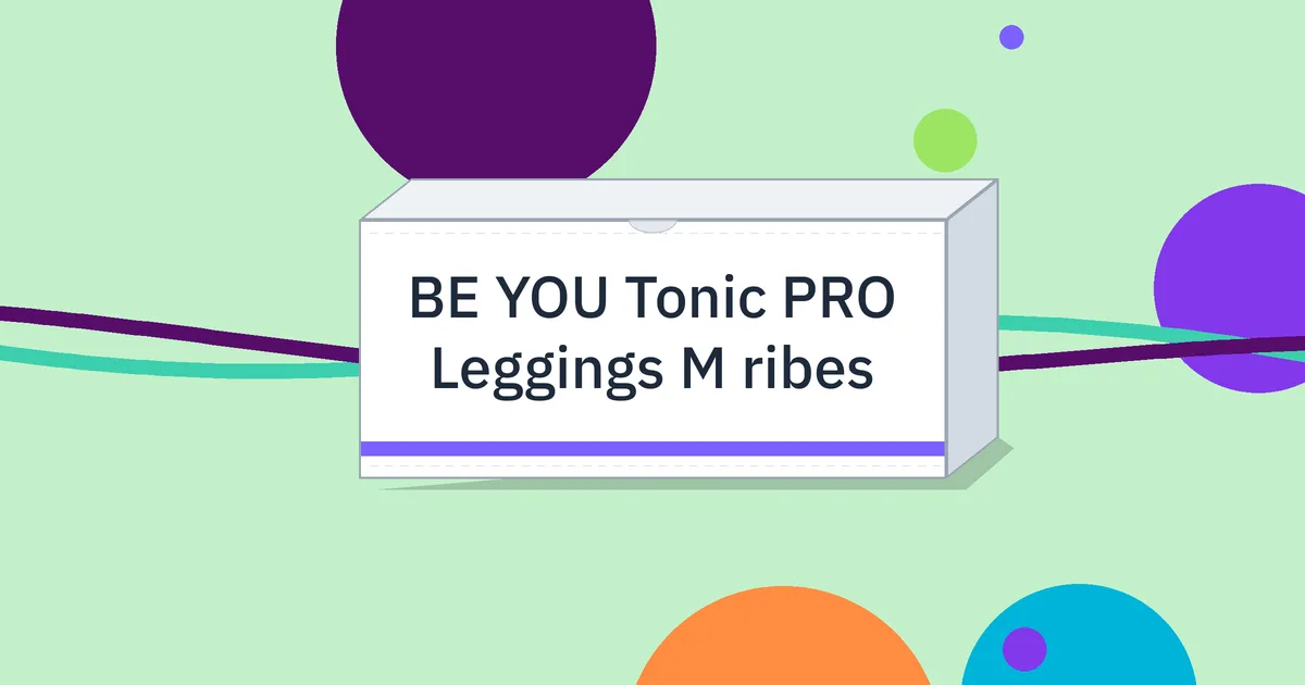 Symbolbild: Packung mit der Aufschrift BE YOU Tonic PRO Leggings M ribes (PZN 20376776) – Verfügbarkeit und Bezug in Apotheken in Frankfurt am Main
