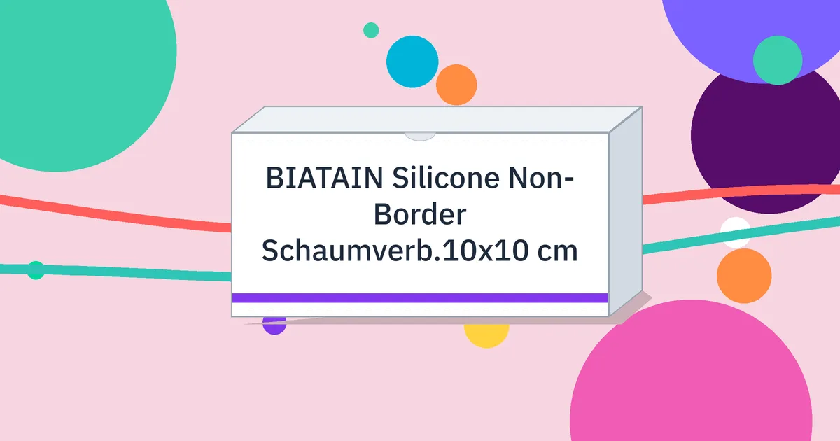 Symbolbild: Packung mit der Aufschrift BIATAIN Silicone Non-Border Schaumverb.10x10 cm (PZN 20544759) – Verfügbarkeit und Bezug in Apotheken in Frankfurt am Main