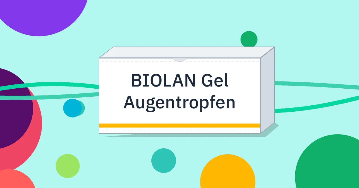 Symbolbild: Packung mit der Aufschrift BIOLAN Gel Augentropfen (PZN 03706924) – Verfügbarkeit und Bezug in Apotheken in Frankfurt am Main
