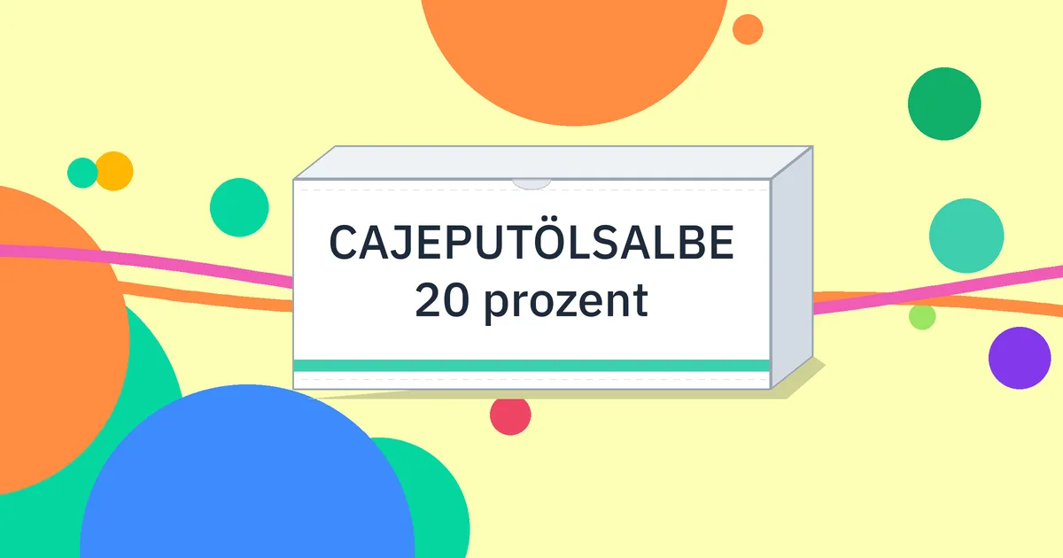 Symbolbild: Packung mit der Aufschrift CAJEPUTÖLSALBE 20 prozent (PZN 15237506) – Verfügbarkeit und Bezug in Apotheken in Frankfurt am Main