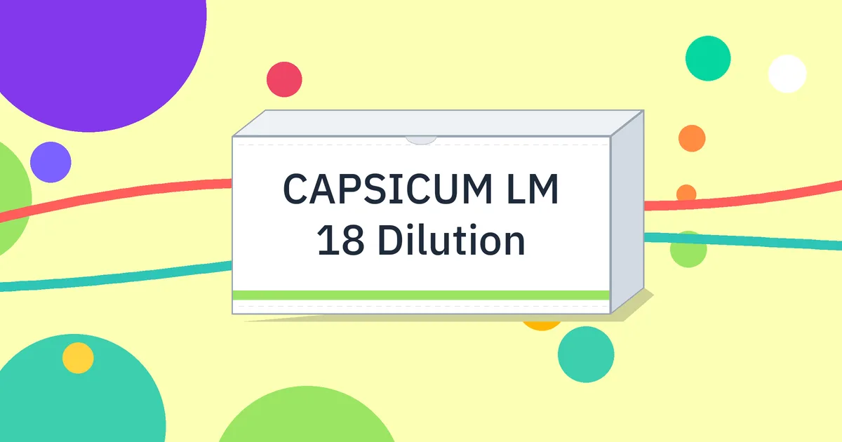Symbolbild: Packung mit der Aufschrift CAPSICUM LM 18 Dilution (PZN 03503954) – Verfügbarkeit und Bezug in Apotheken in Frankfurt am Main