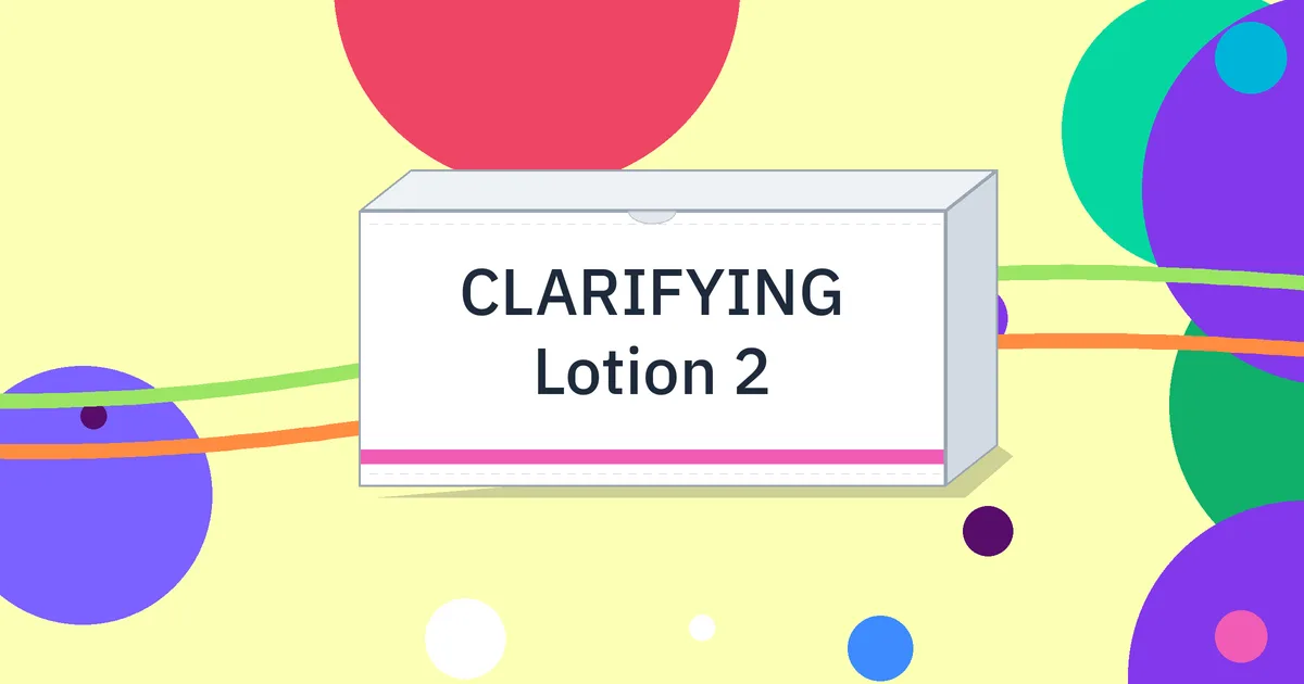 Symbolbild: Packung mit der Aufschrift CLARIFYING Lotion 2 (PZN 18893688) – Verfügbarkeit und Bezug in Apotheken in Frankfurt am Main