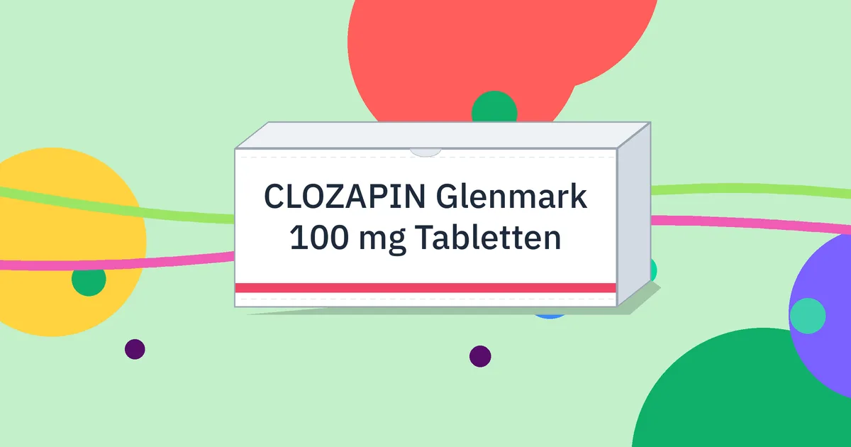 Symbolbild: Packung mit der Aufschrift CLOZAPIN Glenmark 100 mg Tabletten (PZN 11532467) – Verfügbarkeit und Bezug in Apotheken in Frankfurt am Main