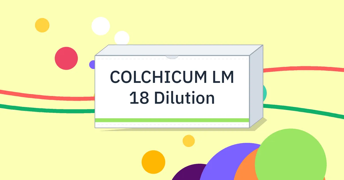 Symbolbild: Packung mit der Aufschrift COLCHICUM LM 18 Dilution (PZN 02601643) – Verfügbarkeit und Bezug in Apotheken in Frankfurt am Main