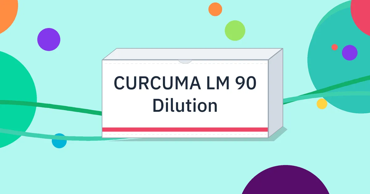 Symbolbild: Packung mit der Aufschrift CURCUMA LM 90 Dilution (PZN 12840248) – Verfügbarkeit und Bezug in Apotheken in Frankfurt am Main