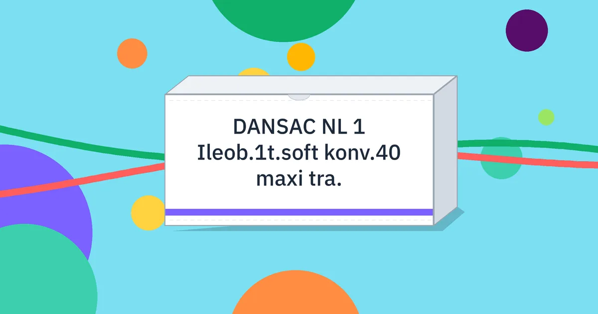 Symbolbild: Packung mit der Aufschrift DANSAC NL 1 Ileob.1t.soft konv.40 maxi tra. (PZN 11645438) – Verfügbarkeit und Bezug in Apotheken in Frankfurt am Main