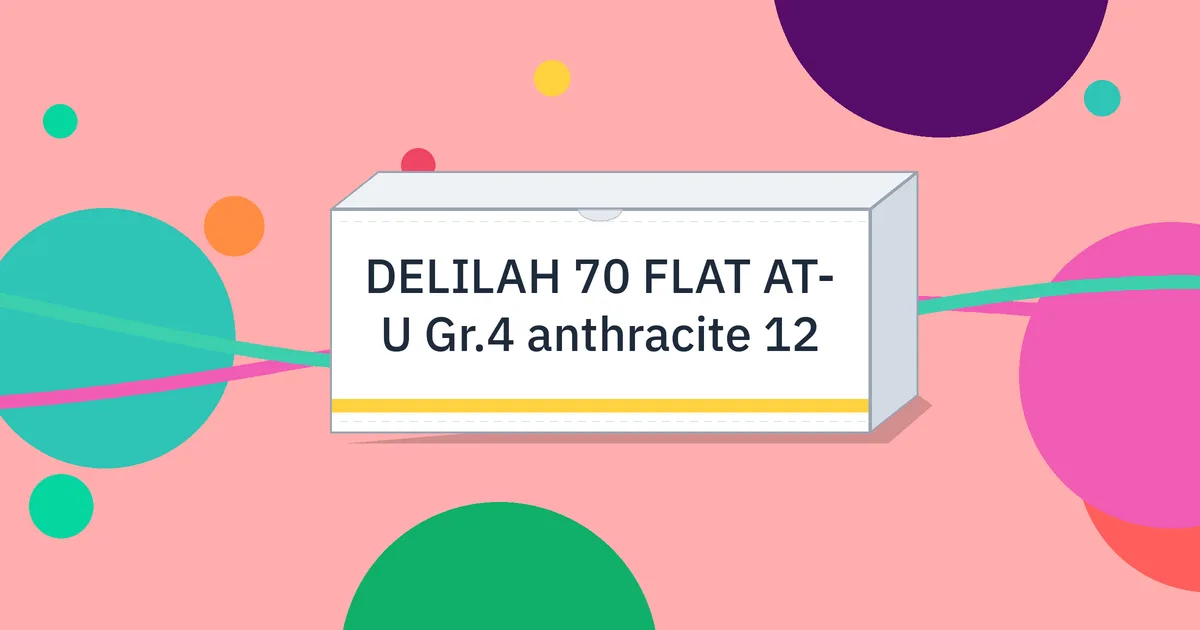 Symbolbild: Packung mit der Aufschrift DELILAH 70 FLAT AT-U Gr.4 anthracite 12 (PZN 13849004) – Verfügbarkeit und Bezug in Apotheken in Frankfurt am Main