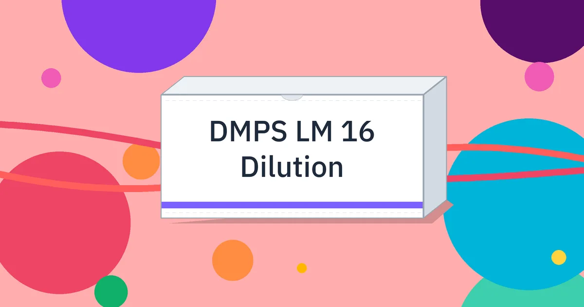 Symbolbild: Packung mit der Aufschrift DMPS LM 16 Dilution (PZN 13466119) – Verfügbarkeit und Bezug in Apotheken in Frankfurt am Main