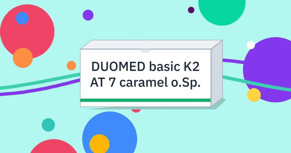 Symbolbild: Packung mit der Aufschrift DUOMED basic K2 AT 7 caramel o.Sp. (PZN 20905950) – Verfügbarkeit und Bezug in Apotheken in Frankfurt am Main