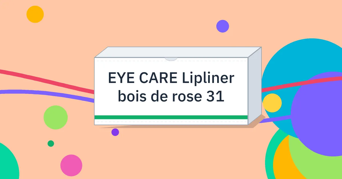 Symbolbild: Packung mit der Aufschrift EYE CARE Lipliner bois de rose 31 (PZN 16955072) – Verfügbarkeit und Bezug in Apotheken in Frankfurt am Main