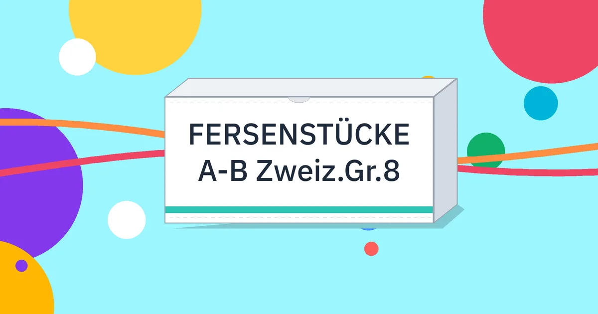 Symbolbild: Packung mit der Aufschrift FERSENSTÜCKE A-B Zweiz.Gr.8 (PZN 01737777) – Verfügbarkeit und Bezug in Apotheken in Frankfurt am Main