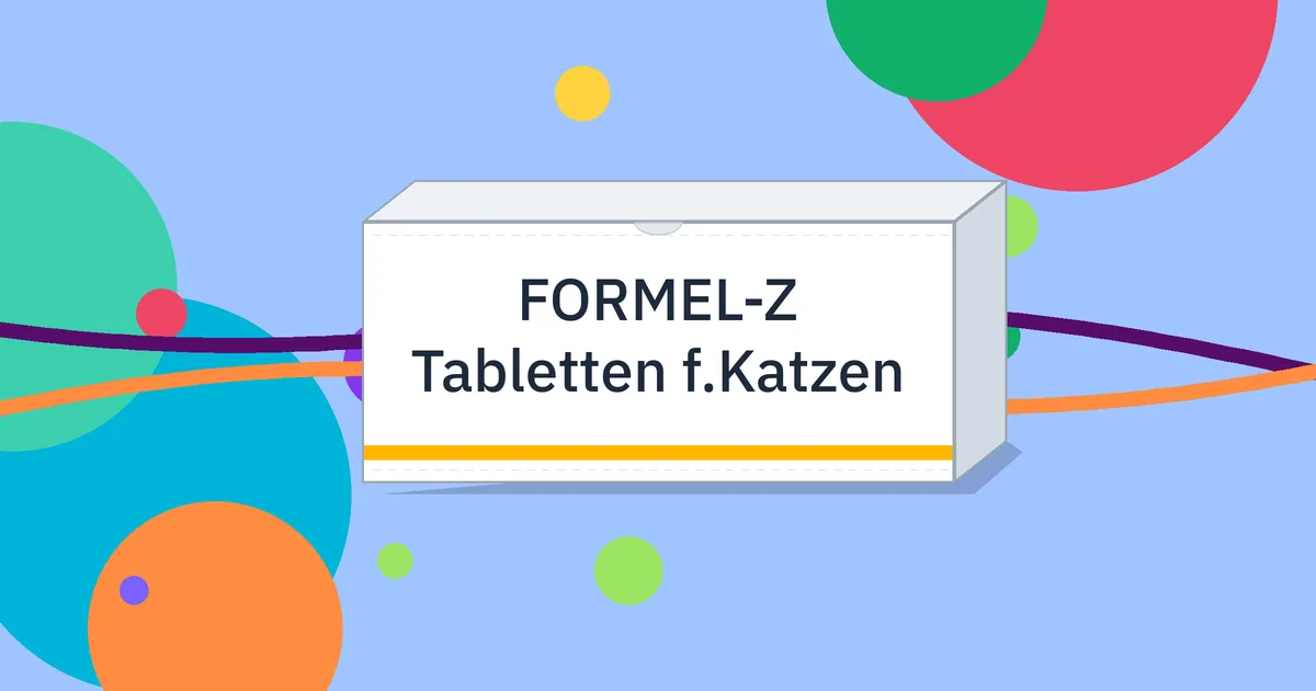 Symbolbild: Packung mit der Aufschrift FORMEL-Z Tabletten f.Katzen (PZN 16764001) – Verfügbarkeit und Bezug in Apotheken in Frankfurt am Main