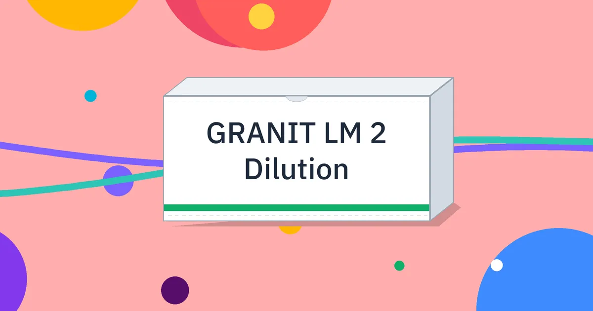 Symbolbild: Packung mit der Aufschrift GRANIT LM 2 Dilution (PZN 12881170) – Verfügbarkeit und Bezug in Apotheken in Frankfurt am Main