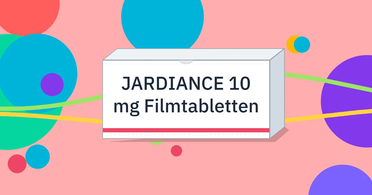 Symbolbild: Packung mit der Aufschrift JARDIANCE 10 mg Filmtabletten (PZN 19186852) – Verfügbarkeit und Bezug in Apotheken in Frankfurt am Main