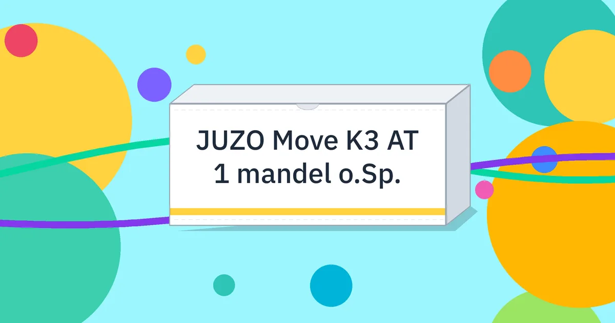Symbolbild: Packung mit der Aufschrift JUZO Move K3 AT 1 mandel o.Sp. (PZN 20678572) – Verfügbarkeit und Bezug in Apotheken in Frankfurt am Main