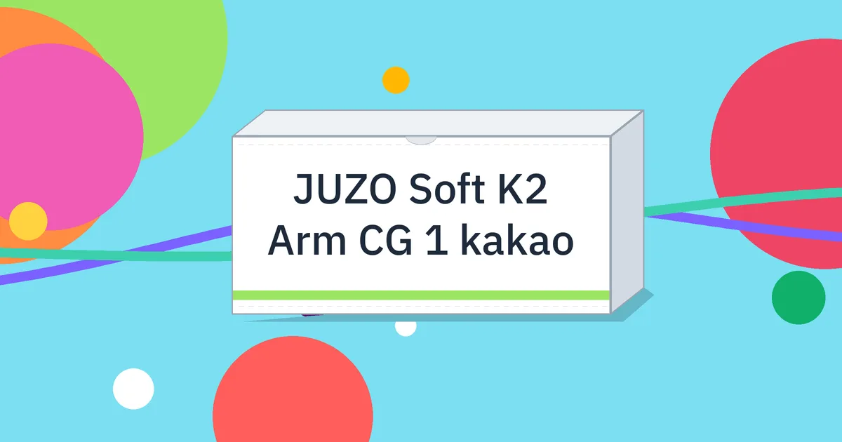Symbolbild: Packung mit der Aufschrift JUZO Soft K2 Arm CG 1 kakao (PZN 15512332) – Verfügbarkeit und Bezug in Apotheken in Frankfurt am Main