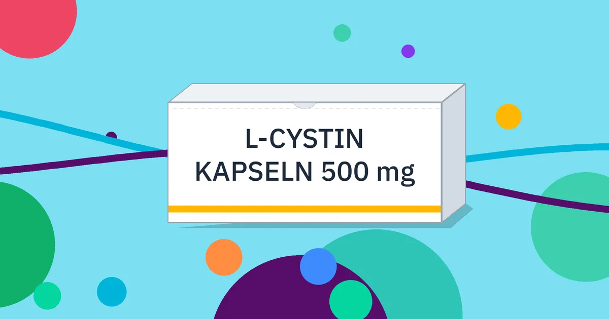Symbolbild: Packung mit der Aufschrift L-CYSTIN KAPSELN 500 mg (PZN 09115696) – Verfügbarkeit und Bezug in Apotheken in Frankfurt am Main