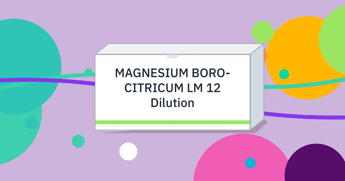 Symbolbild: Packung mit der Aufschrift MAGNESIUM BORO-CITRICUM LM 12 Dilution (PZN 12936592) – Verfügbarkeit und Bezug in Apotheken in Frankfurt am Main